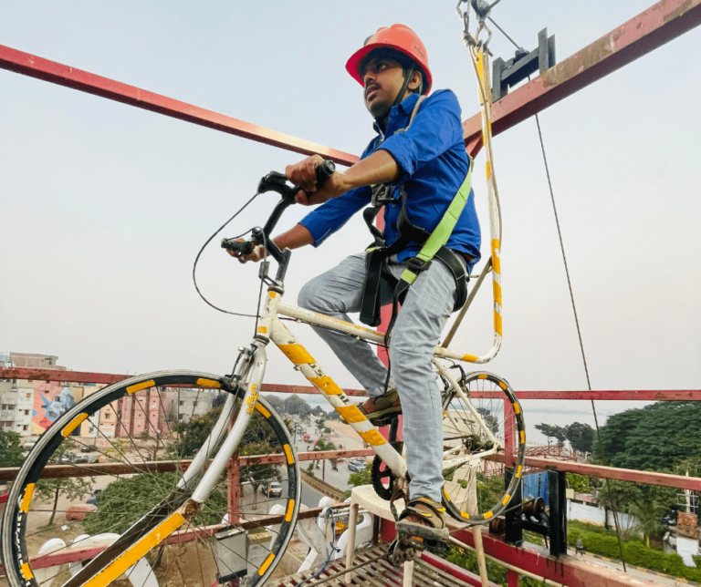 Sky Cycling Hyderabad, Sky Cycling Adventure - PITSTOP
